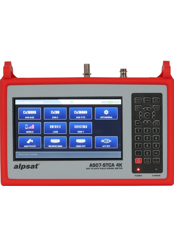 Satfinder As07-stca 4k Dvb S-s2 T-t2 Combo Sinyal Analizörü Uydu Bulucu ...