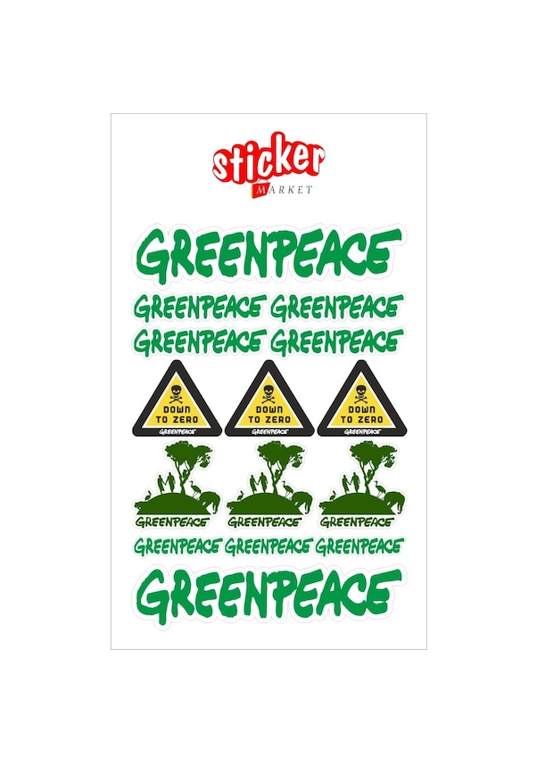 Greenpeace Sticker Seti Fiyatları ve Özellikleri
