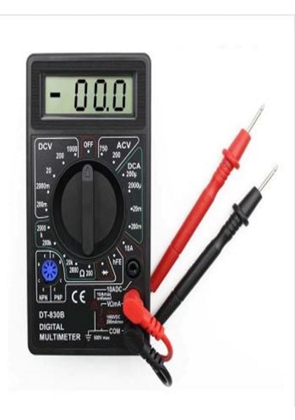 Dijital Multimetre Avometre Voltmetre Ampermetre Ohm Direnç Ölçer Test ...