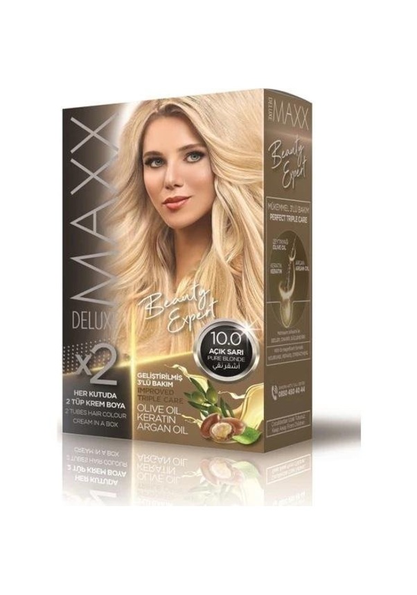 Maxx Deluxe Saç Boyası Set Açık Sarı 10/0 Fiyatları ve Özellikleri