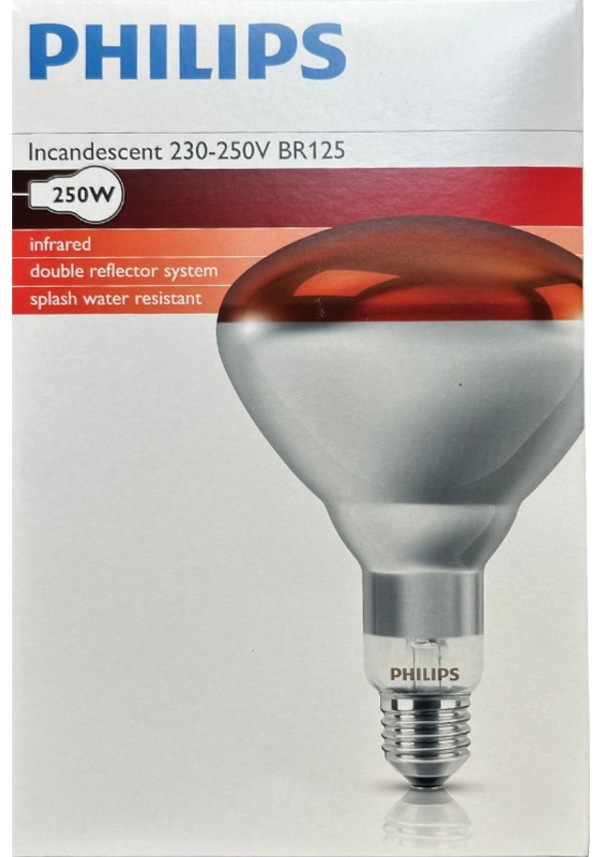 2 Adet Philips 250w Kızılötesi İnfrared Isıtıcılı Hayvan Isıtma Ve ...