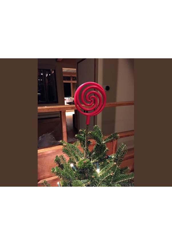 Byr Hipnotizasyon Spiral Noel Ağacı Topper Sadece Plastik Aparattır ...