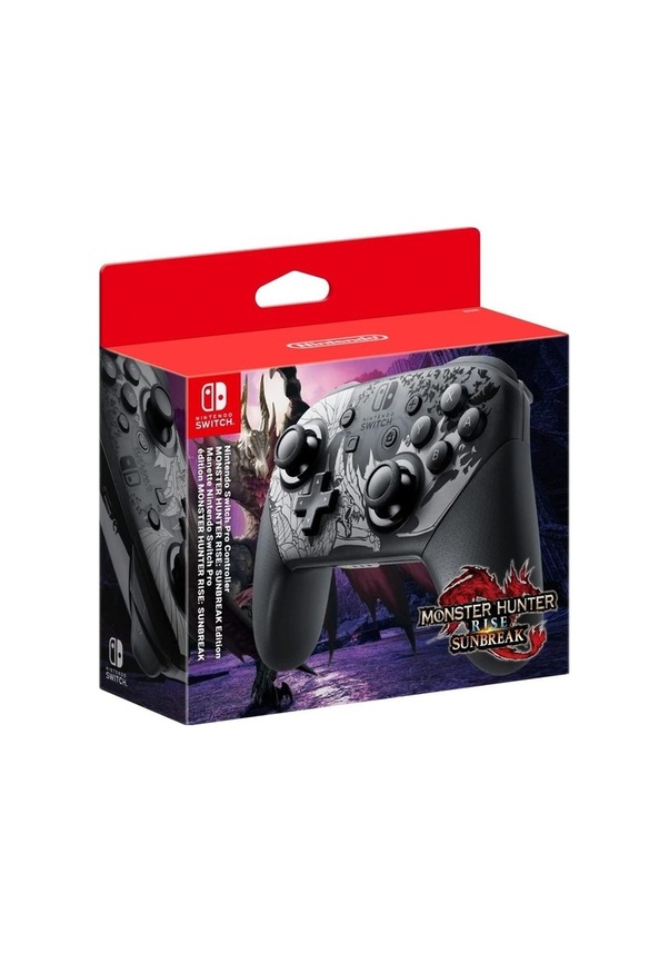 Nintendo Switch Pro Controller Monster Hunter Rise Sunbreak Edition ...