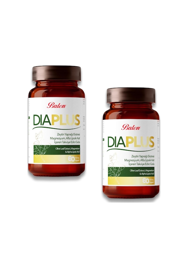 Balen DiaPlus 655 Mg Zeytin Yaprağı Ekstresi 2 x 60 Kapsül Fiyatları ve ...