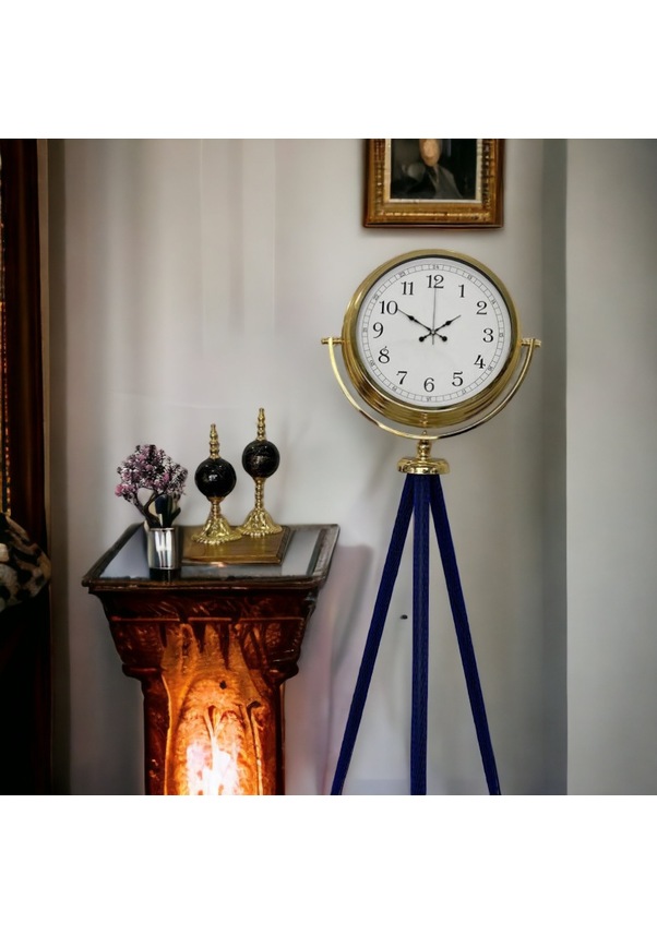Gold Metal Ofis Salon Otel Ayaklı Seyyar Saat B16 Fiyatları ve Özellikleri