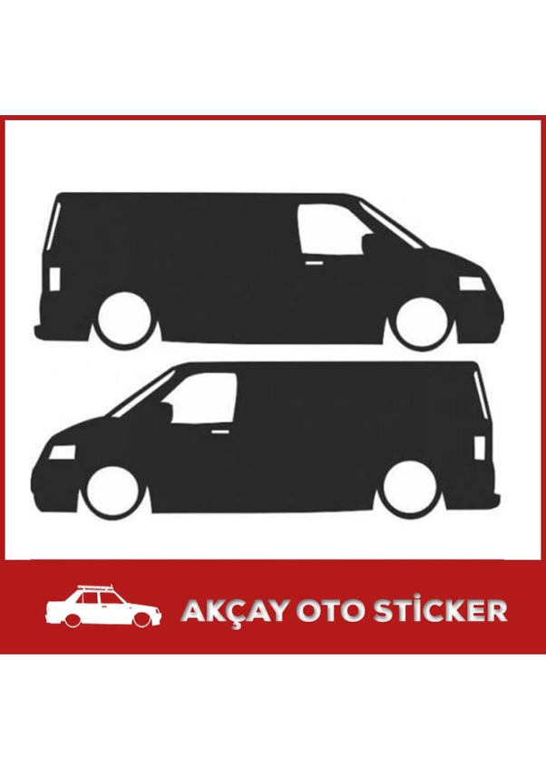 Volkswagen Transporter Sticker Transporter Gölge Sticker Turuncu-15Cm X ...