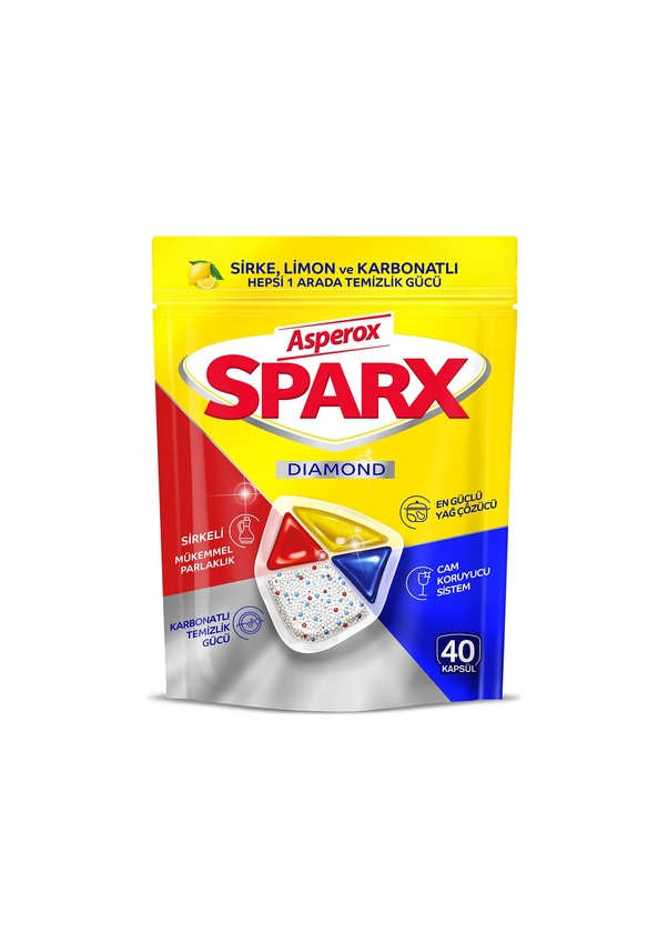 Asperox Sparx Bulaşık Makinesi Deterjanı 40 Tablet Fiyatları ve Özellikleri