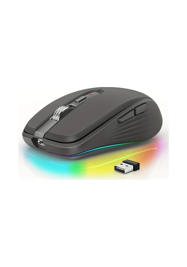Challenger Şarj Edilebilir Kablosuz Fmouse M303 Rgb Işıklı Usb C Şarjlı ...
