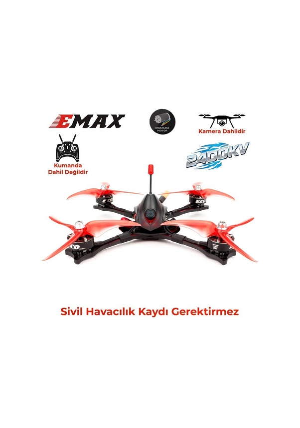Emax Hawk Sport 5 Inch 4s-6s Pnp Kameralı Fpv Racing Drone 2400kv W ...