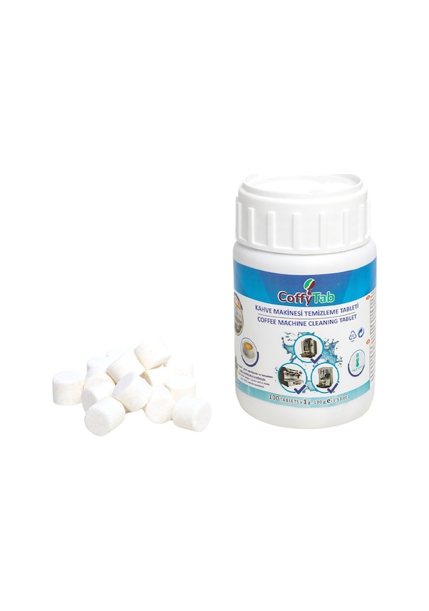 Coffytab A001-1 Kahve Makinesi Temizleme Tableti, 1 Gr, 100 Tablet Beyaz Fiyatları ve Özellikleri