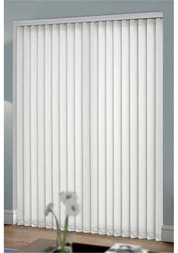 Beyaz Pvc Dikey Perde Döndürülebilen Tam Açık Ya Da Tam Kapalı Pvc ...