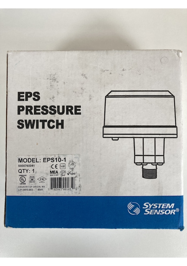 System Sensor-eps Pressure Swıtch-model: Eps10-1 Fiyatları ve Özellikleri