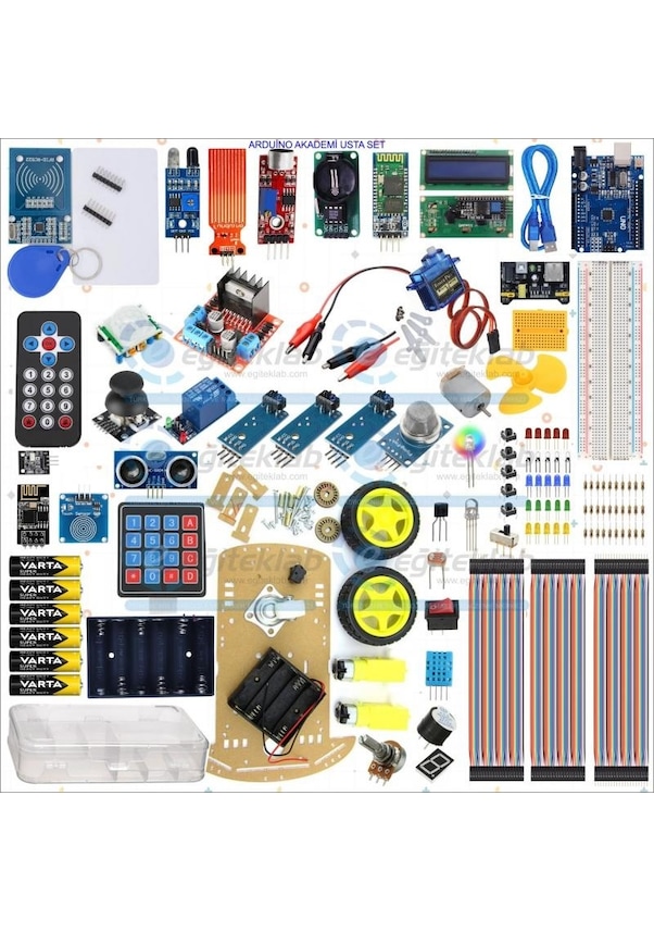 Yeni Robotik Kodlama Arduino Akademi Usta Profesyonel Eğitim Seti ...