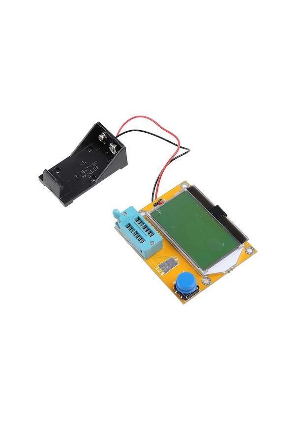 9v Lcd Dijital Transistör Test Cihazı Lcr-t4 Esr Metre 12864 Arka ...