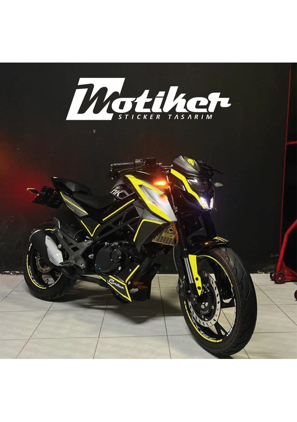 Cf Moto Nk150 Neon Sticker Etiket Takım Set Modeli Fiyatları ve Özellikleri