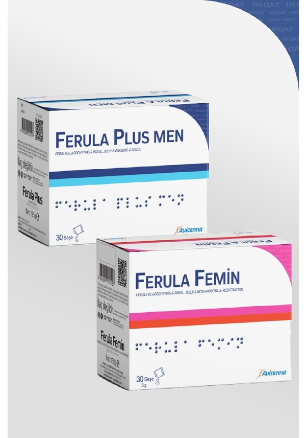 Avicenna Ferula Plus Men 30 Saşe + Ferula Femin 30 Saşe Fiyatları ve ...