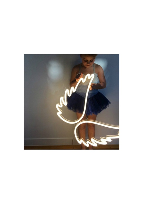Melek Kanadı Dekoratif Neon Led Tablo Neon Duvar Tabela Fiyatları Ve