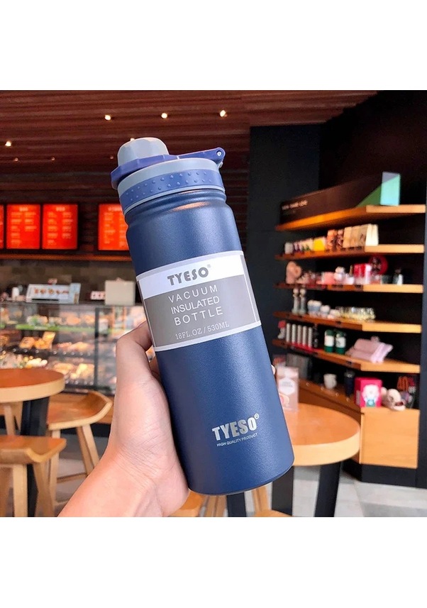 750ml Tyeso Termos Şişe Paslanmaz Çelik Termos Yalıtımlı Su Beyaz ...