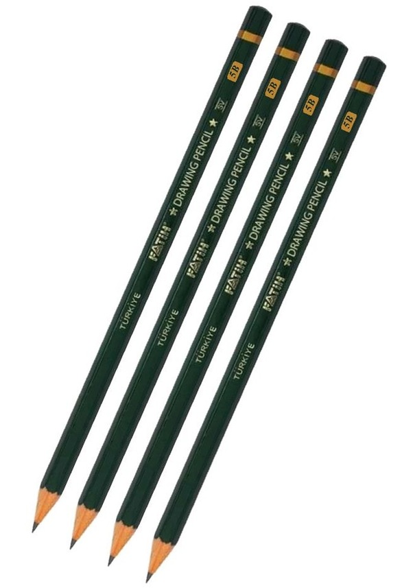 5B Resim Kalemi Dereceli Kalem 4 Adet Fatih Dereceli Resim Kalemi ...