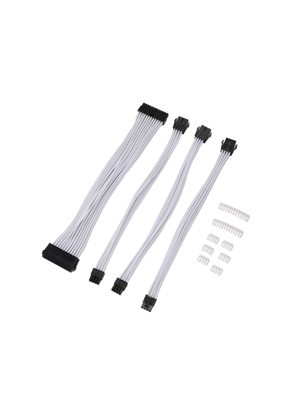 İnç Örgülü Uzatma Kablosu Seti Pc Kasası İçin Temel Uzatma Kablosu Comb ...