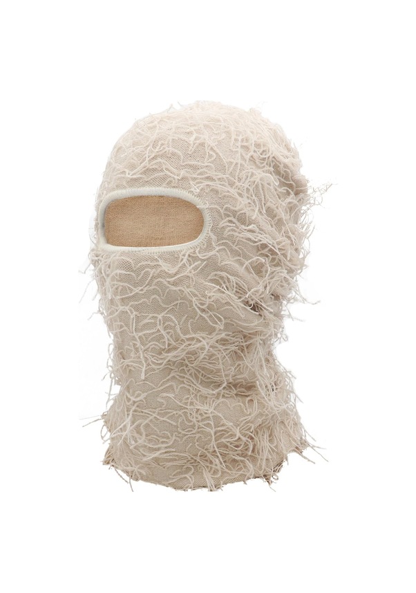 Sıkıntılı Balaclava Kayak Yüz Maskesi Tam Yüz Örme Balaclava Kış Rüzgar ...