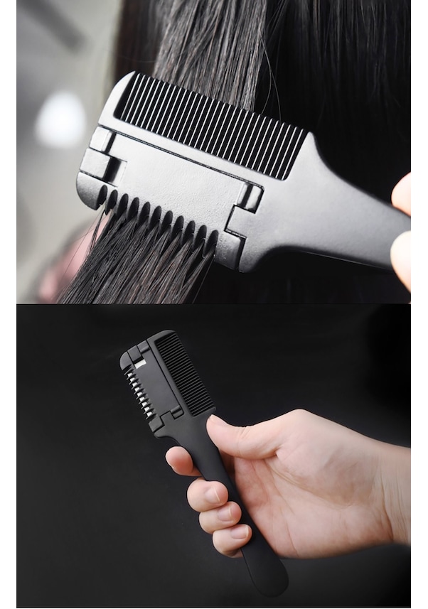 Depokon 10 Jiletli Tarak Saç İnceltme Saç Kırığı İçin Jiletli Tar ...