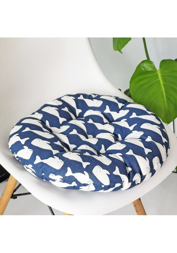 40*40cm Yuvarlak Sandalye Pedi Yumuşak Minder White Shark Fiyatları ve ...