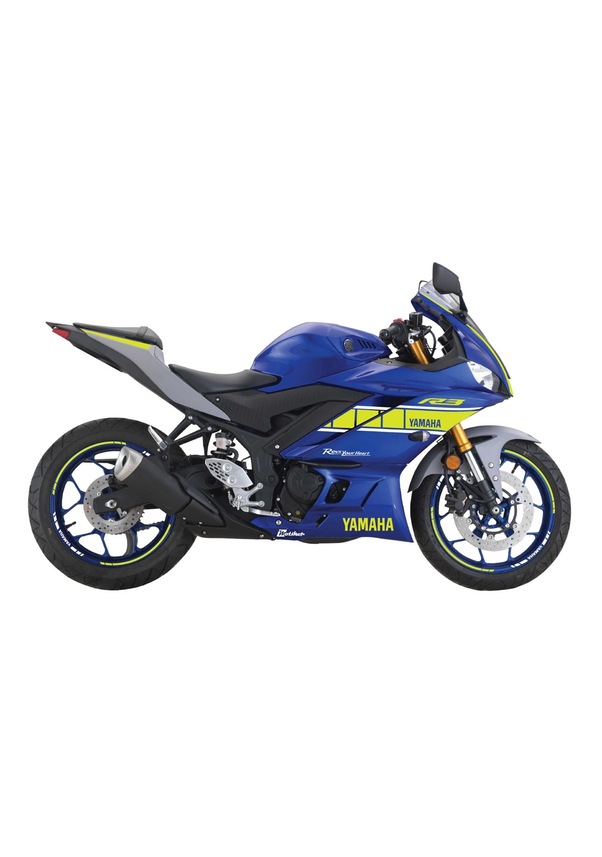 Yamaha YZF R3 Sarı Beyaz Sticker Tasarım Fiyatları ve Özellikleri