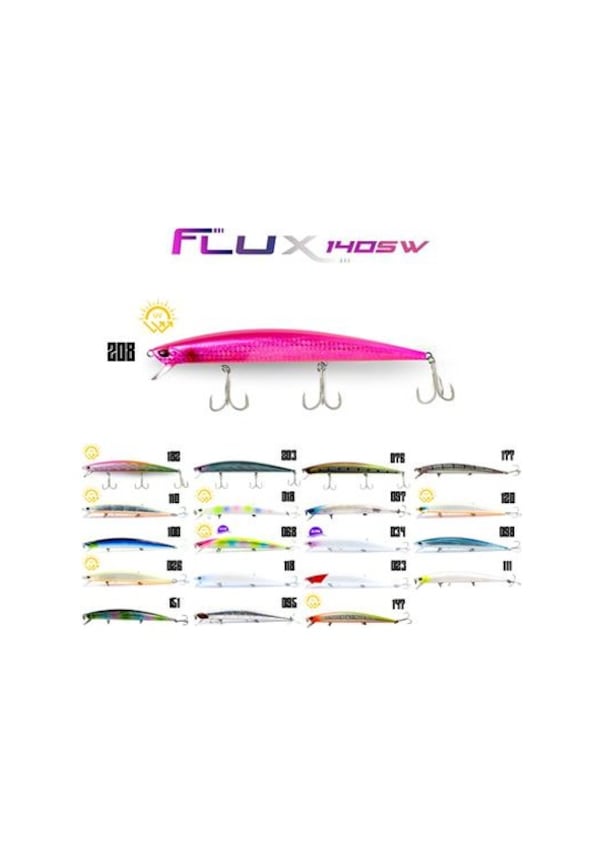 Fujin Flux 140mm 18gr Floating Maket Balık 034 Glow Purple Fiyatları ve Özellikleri