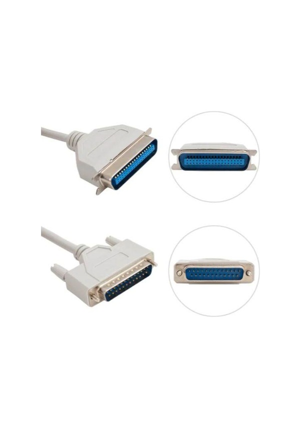 25 pin paralel lpt yazıcı kablo 3 metre 25 pin erkek lpt kablo ...
