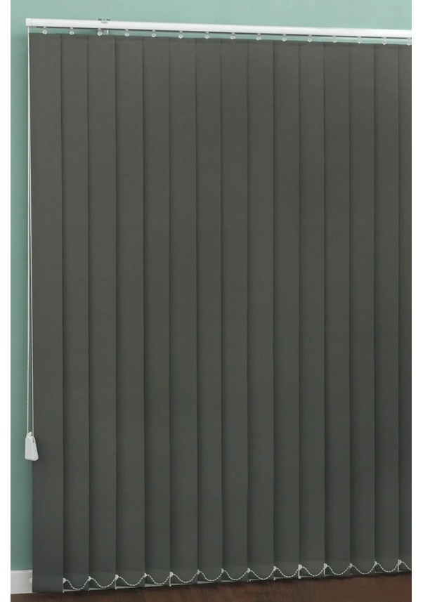 Antrasit Pvc Dikey Perde Döndürülebilen Tam Açık Ya Da Tam Kapalı Pvc ...
