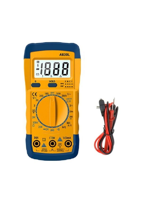 Sarı Mavi A830l-a830l Lcd Dijital Multimetre Ac Dc Voltaj Diyot ...