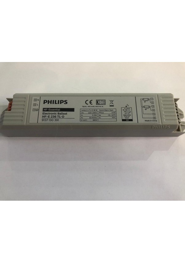 Philips Hf-E 2 x 36 W Elektronik Balast Fiyatları ve Özellikleri