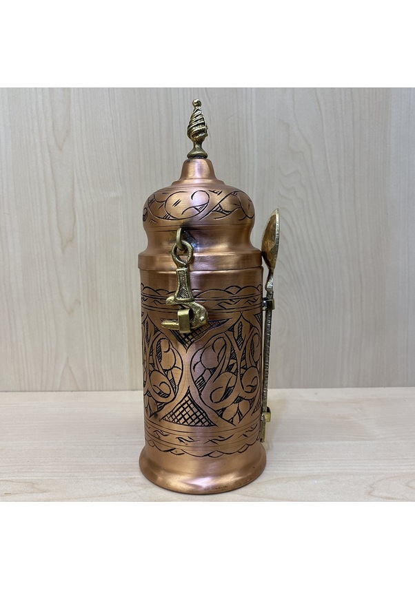 İşlemeli Bakır Kahve Kutusu Skoç Eskitme Fiyatları ve Özellikleri