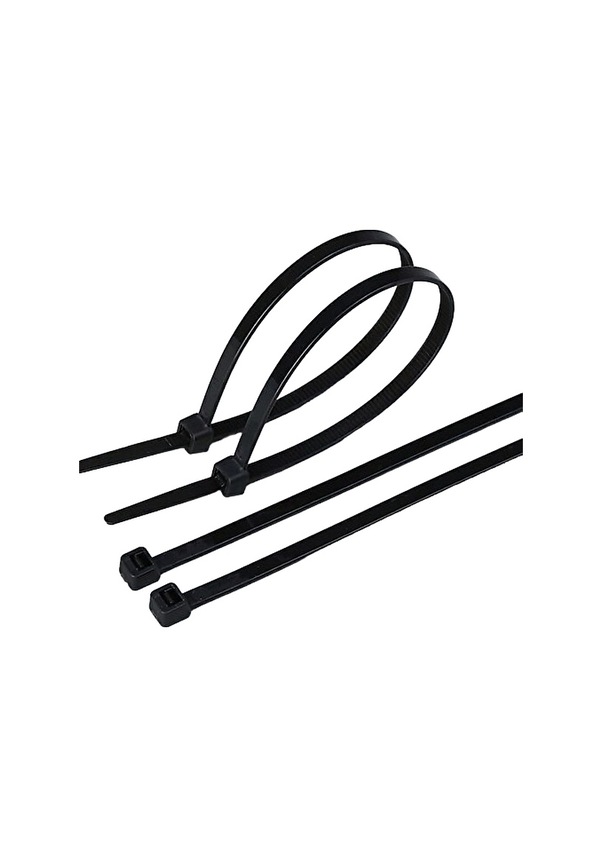 Pemsan 3.6 x 370 Plastik Cırt Kelepçe Kablo Bağı Siyah 100'lü Paket ...