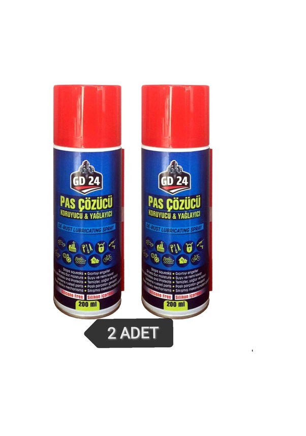 Gd24 Pas Çözücü&Yağlayıcı – 200 ML Fiyatları ve Özellikleri