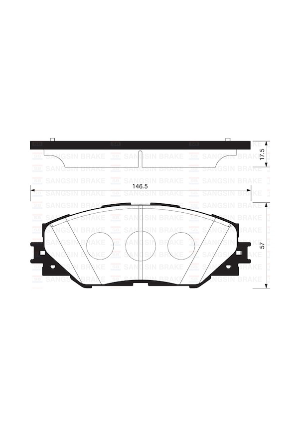 Sangsın Sp2138 Ön Fren Balata Toyota Rav4 2.0l 1az-fe Aca30 06-12 ...