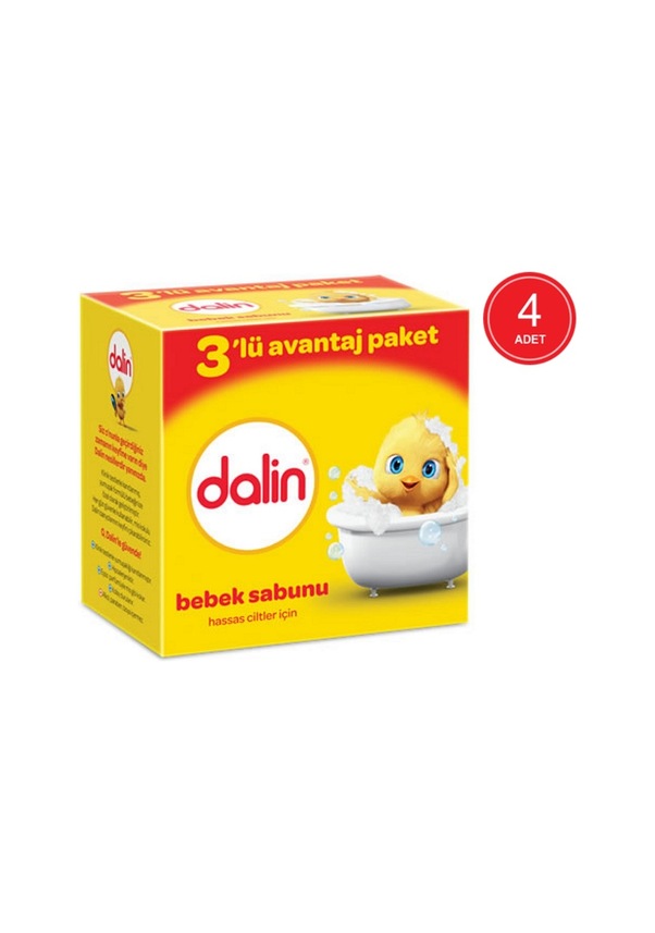 Dalin 3'lü Avantaj Paket Bebek Sabunu 100 G x 4 Fiyatları ve Özellikleri