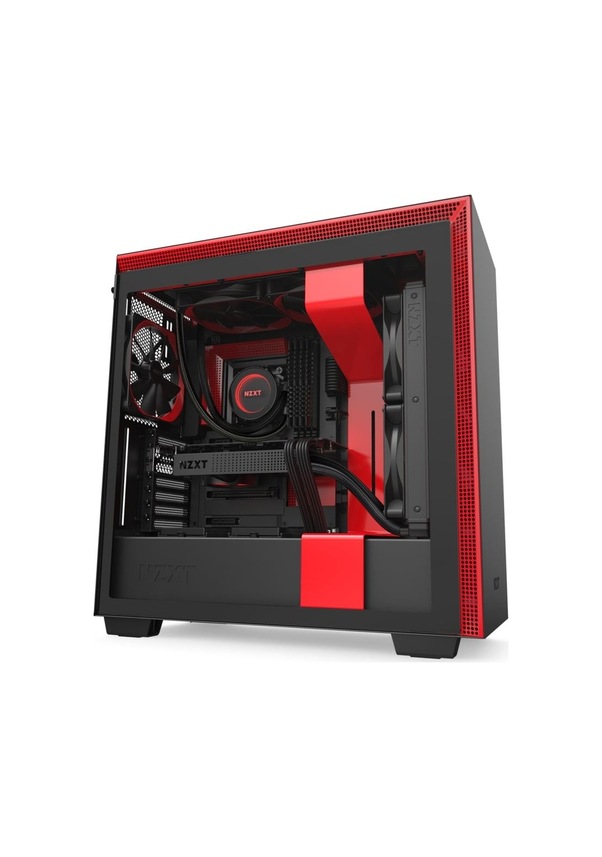Nzxt CA-H710B-BR H710 Mid Tower E-Atx Bilgisayar Kasası Kırmız - Siyah ...