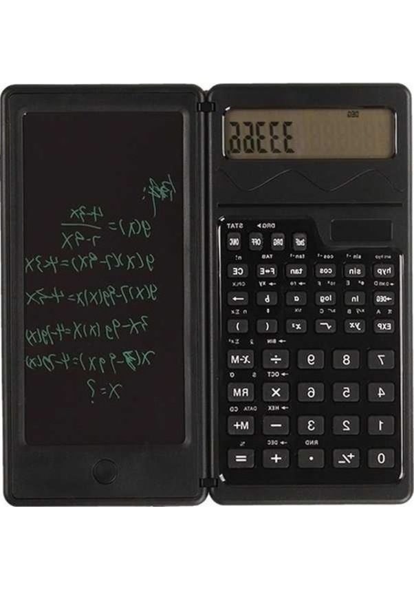 Wholesale00 Cbtx Güneş Hesap Makinesi, 10 Haneli, Siyah, Taşınabilir, El Yazısı Pedi, Akıllı ...