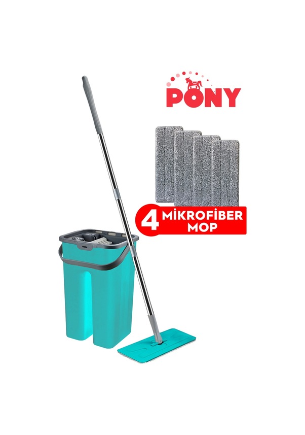 Pony Tablet Mop Yeşil + Mikrofiber Mop 4'lü Fiyatları ve Özellikleri