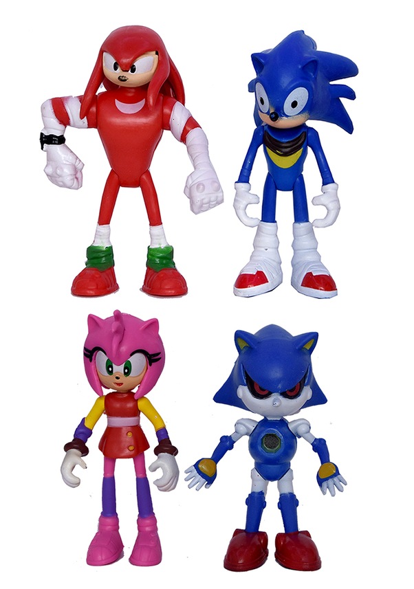 Kirpi Sonic Amy Knuckles Metal Sonik Boom 4lü Figür Oyuncak Seti ... Kirpi Sonic Amy Knuckles Metal Sonik Boom 4lü Figür Oyuncak Seti ...