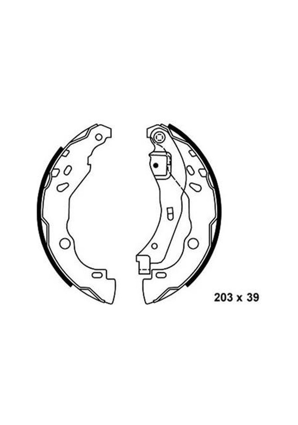 Arka Kampana Pabuç Balata Dacıa Logan 1.5l Dcı 04-12 / Renault Clıo Iıı ...
