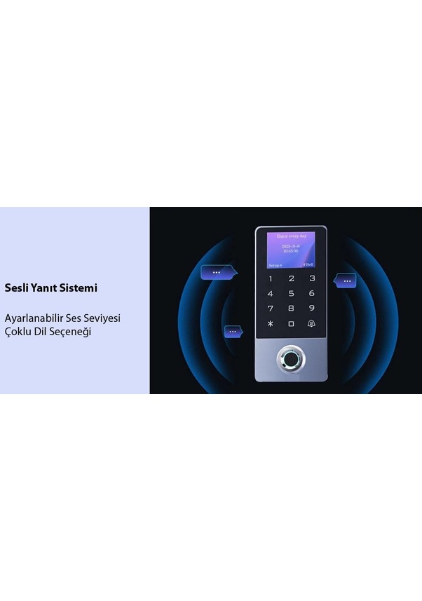 Sarkey Sr-214 Lcd Em Stand Alone, İç Ortam, Lcd Ekran, Metal Kasa, 12 ...