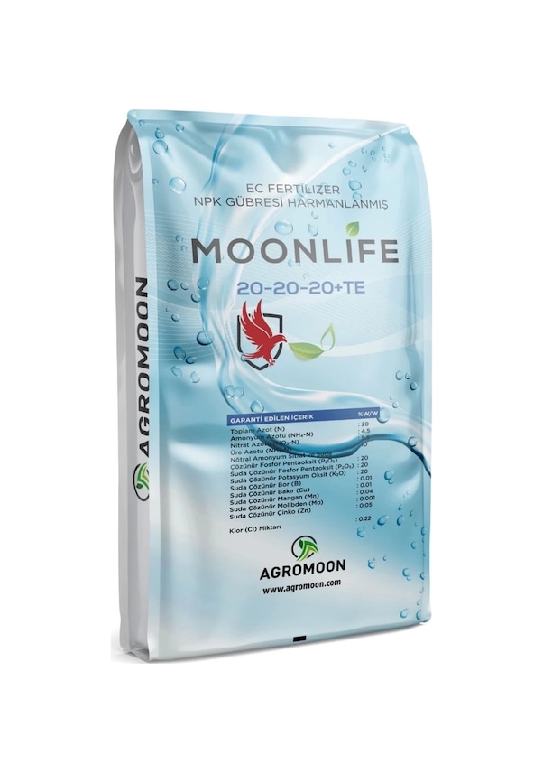 Argomoon Moonlife 20-20-20+me Npk Sıvı Damlama Gübresi 15 Kg 15 KG Fiyatları ve Özellikleri