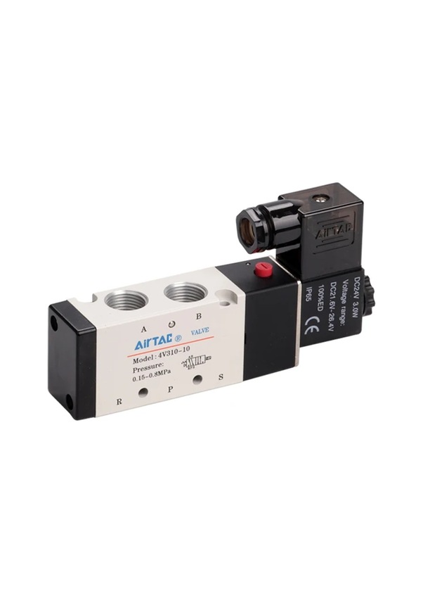 Airtac 4v21008b Dc24v 1/4" Pt 4v Serisi Solenoid Valf Düşük Sürtünme ...