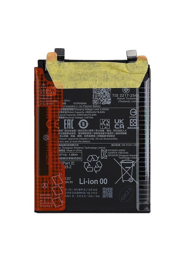 Xiaomi Redmi Note 12 Pro Plus İle Uyumlu İthal Pil Batarya Bp4j ...
