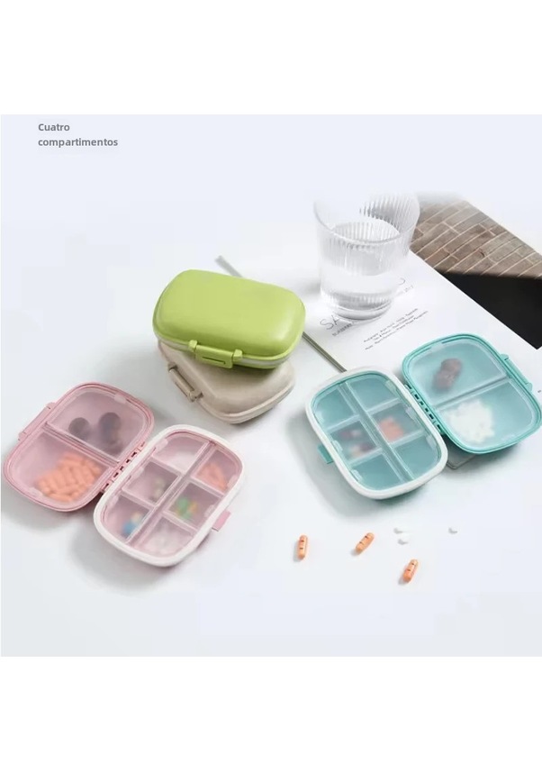 Mini Taşınabilir Vitn Hap Kutusu Tutucu Depolama Düzenleyici Tabletler ...