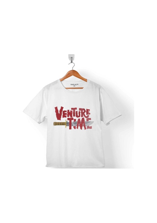 Venture Adventure Tıme Logo Bıçak Çocuk Tişört 001 Beyaz 7 - 8 Yaş ...