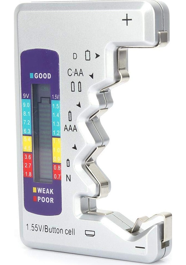 Reedark Taşınabilir Pil Test Cihazı - Dijital Gösterge, Aa/aaa/9v Pil ...